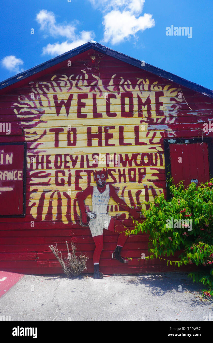 Welcome to Hell, the devil's hangout Gift shop. A place call "Hell" in ...