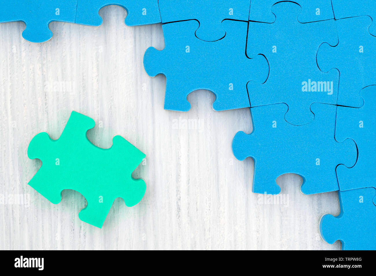 Incomplete jigsaw puzzle hi-res stock photography and images - Alamy