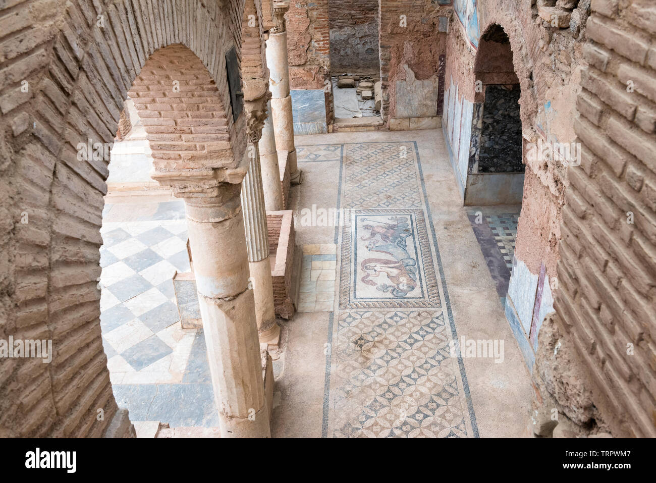 Interior of Terrace Houses 2, Ephesus, Turkey Stock Photo - Alamy