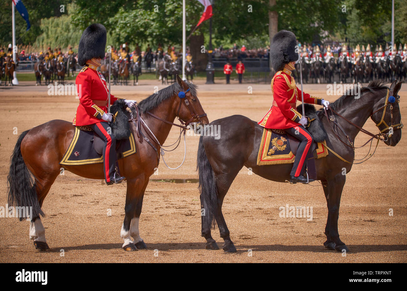 Horse Guards Parade. 8th June 2019. Trooping the Colour, the Queen’s ...
