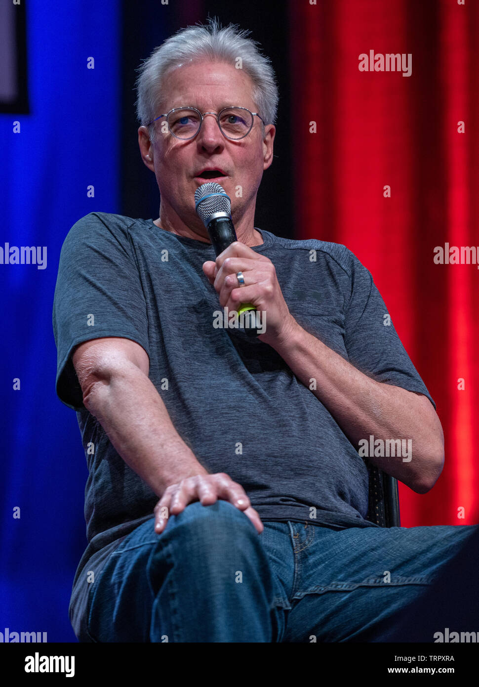 Bonn, Germany - June 8 2019: Bruce Boxleitner (*1950, actor, writer ...