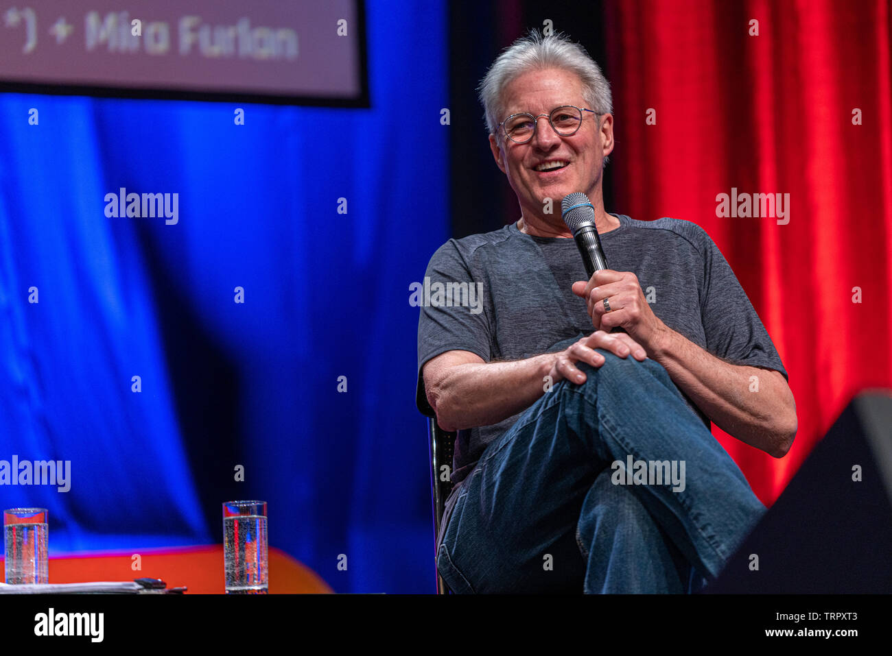 Bonn, Germany - June 8 2019: Bruce Boxleitner (*1950, actor, writer ...