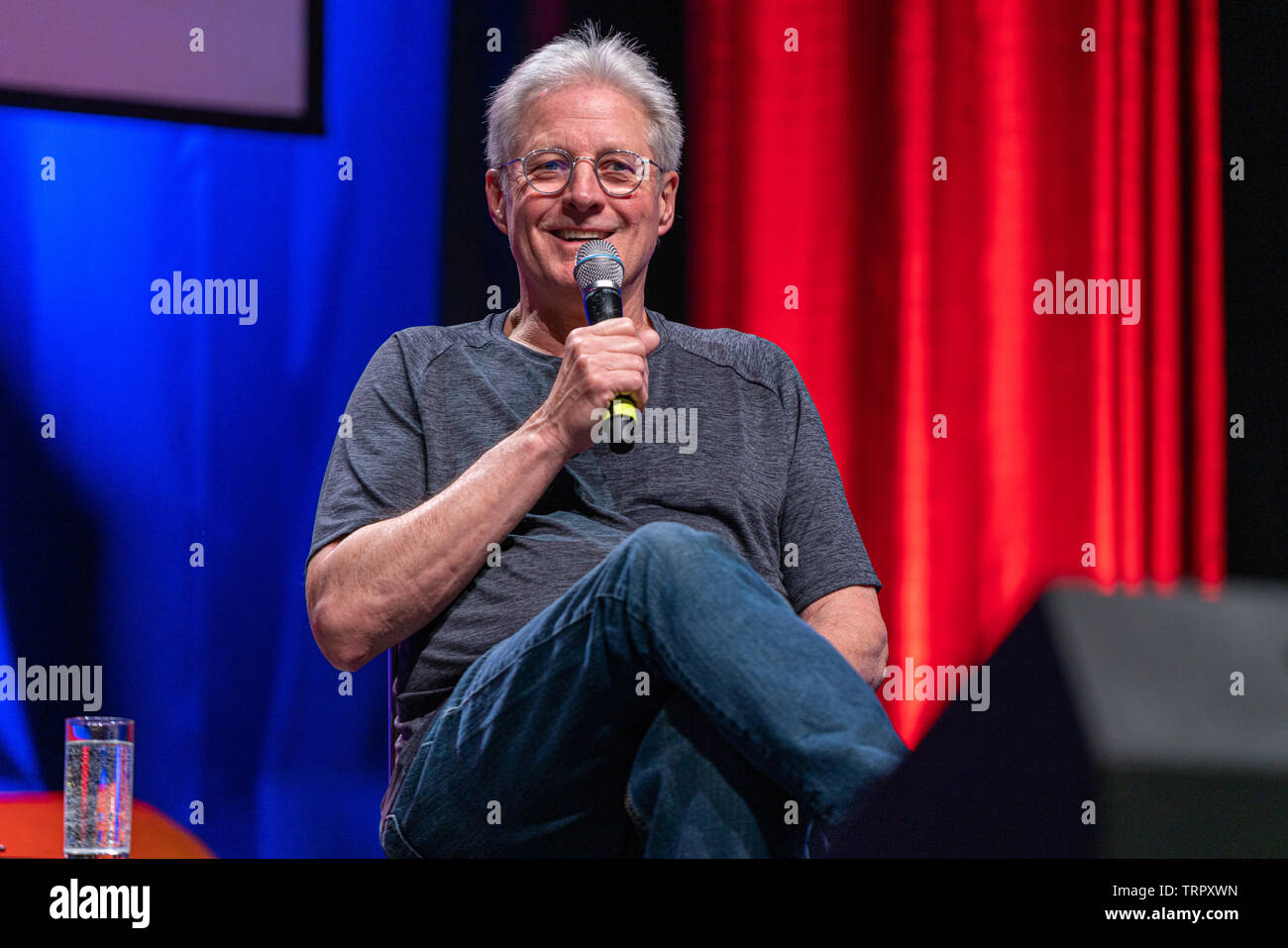 Bonn, Germany - June 8 2019: Bruce Boxleitner (*1950, actor, writer ...