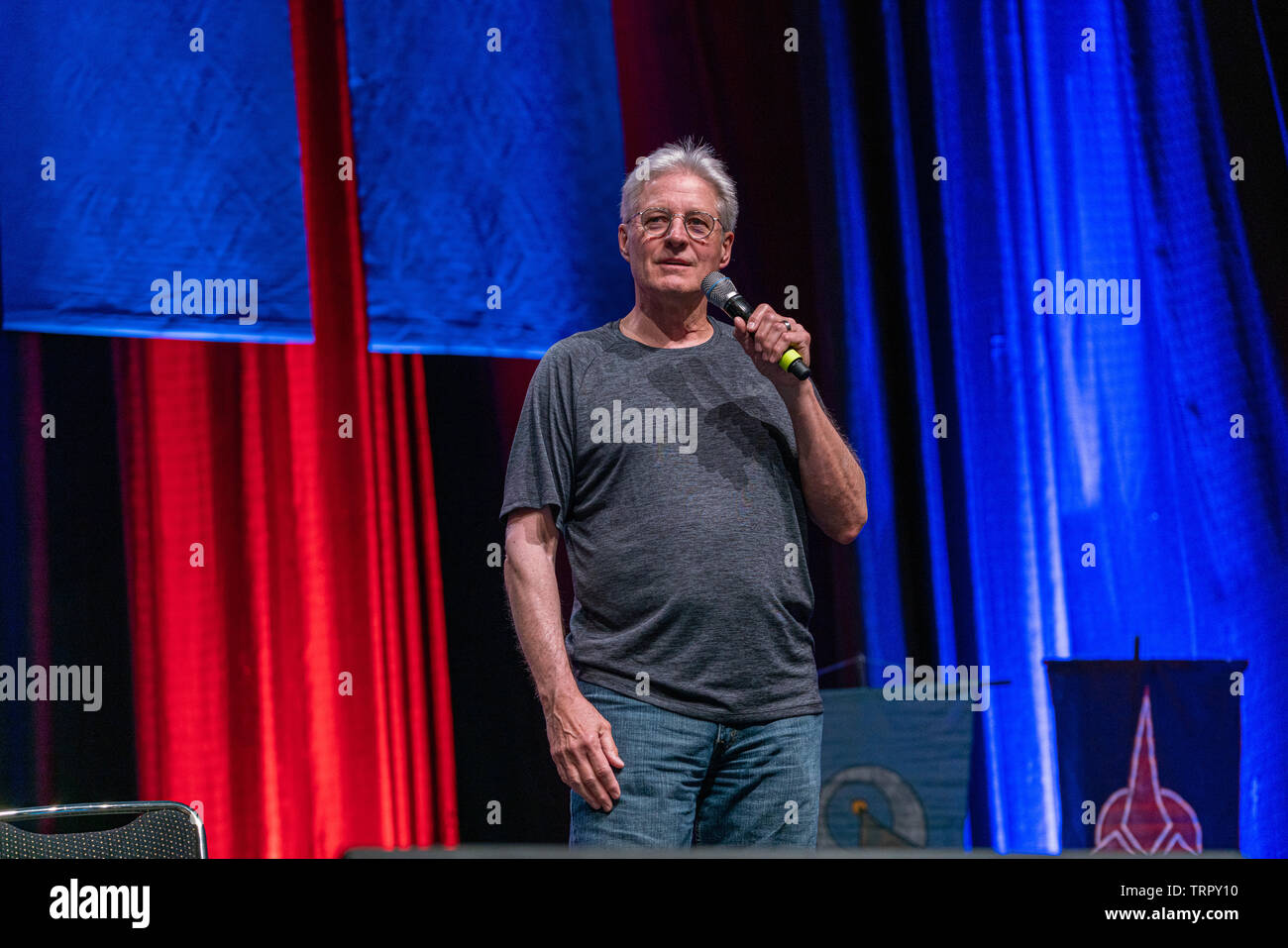 Bonn, Germany - June 8 2019: Bruce Boxleitner (*1950, actor, writer ...
