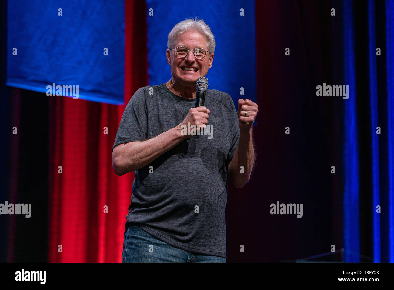 Bonn, Germany - June 8 2019: Bruce Boxleitner (*1950, actor, writer ...
