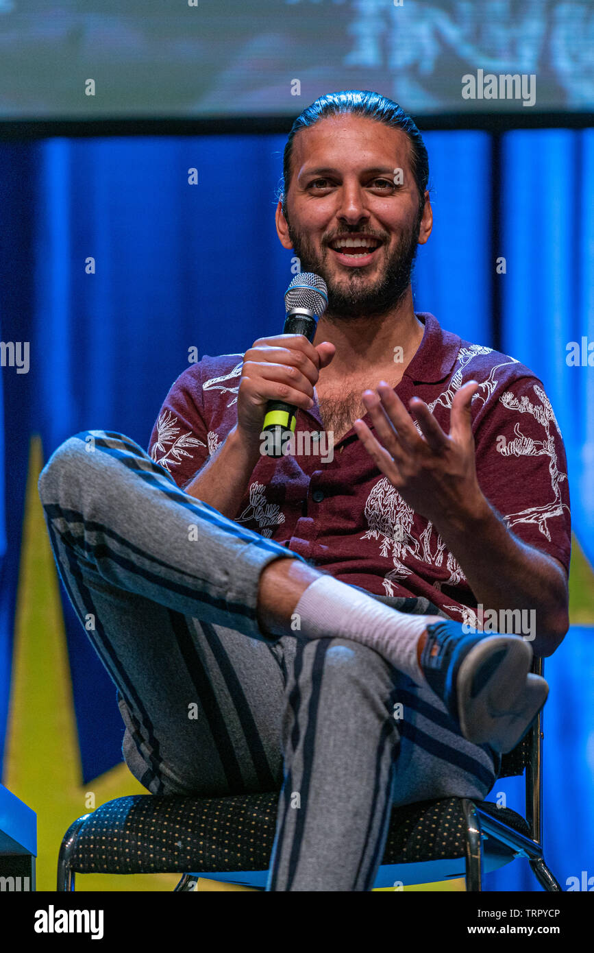 Bonn, Germany - June 8 2019: Shazad Latif (*1988, British actor - Star ...