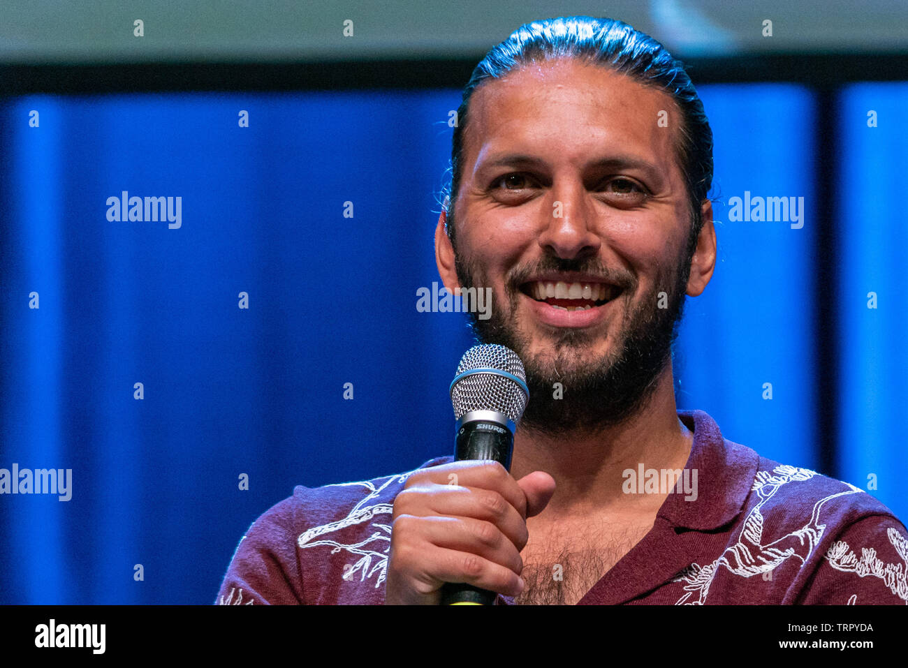 Bonn, Germany - June 8 2019: Shazad Latif (*1988, British actor - Star ...