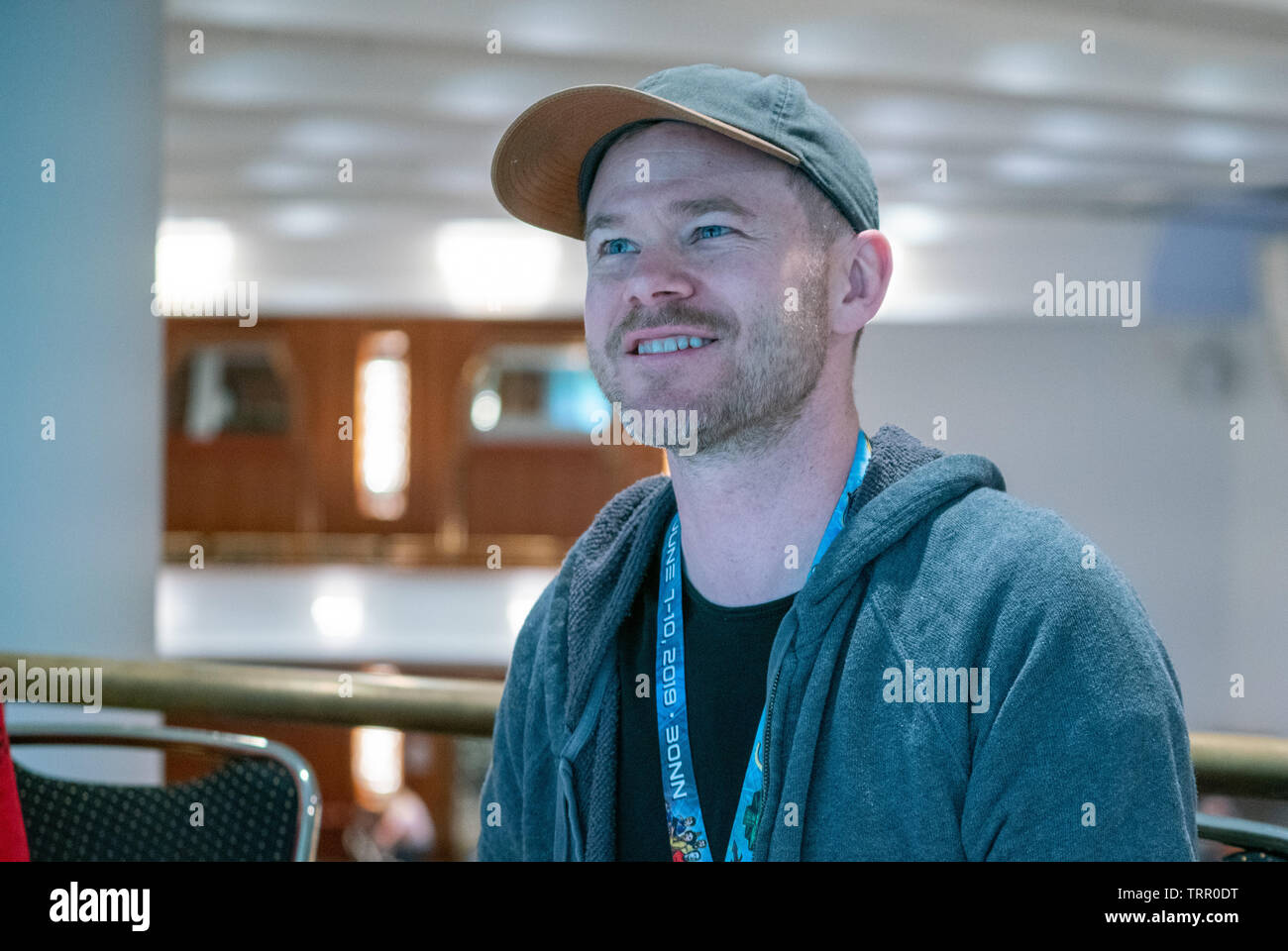 Bonn, Germany - June 8 2019: Aaron Ashmore (*1979, Canadian actor ...