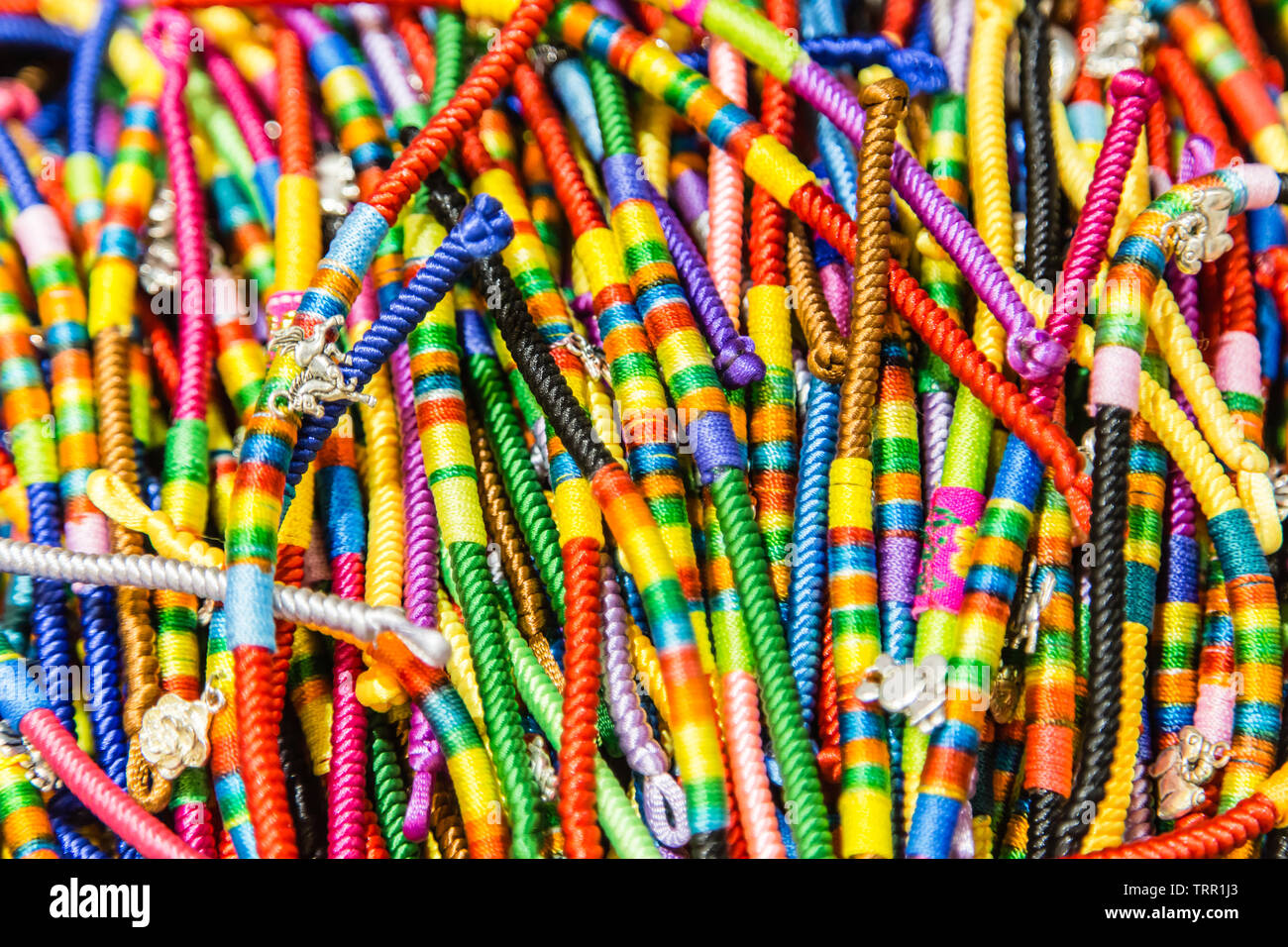 colorful rope for celebrate Chinese festival background Stock Photo - Alamy