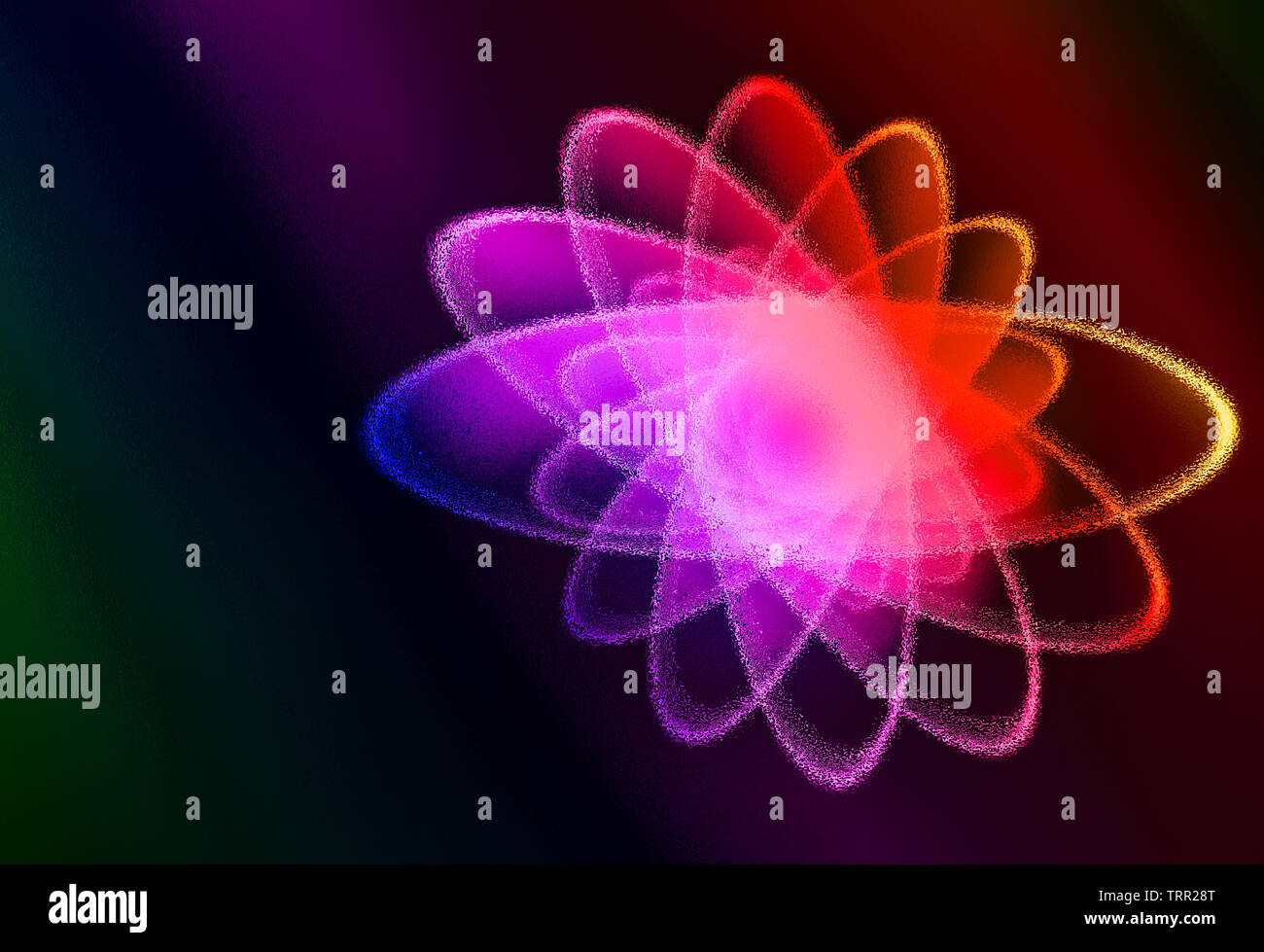 theme of physics, atomic nucleus, cosmos, astronomy Stock Photo - Alamy