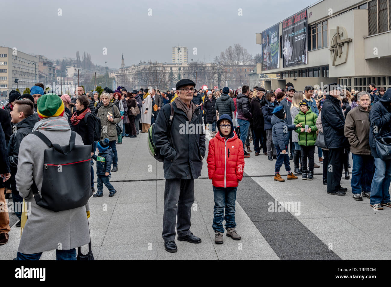 Waiting in a row Stock Photo - Alamy