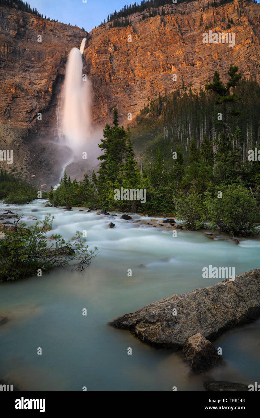 Takakkaw Falls in Yoho National Park, British Columbia, is a waterfall ...
