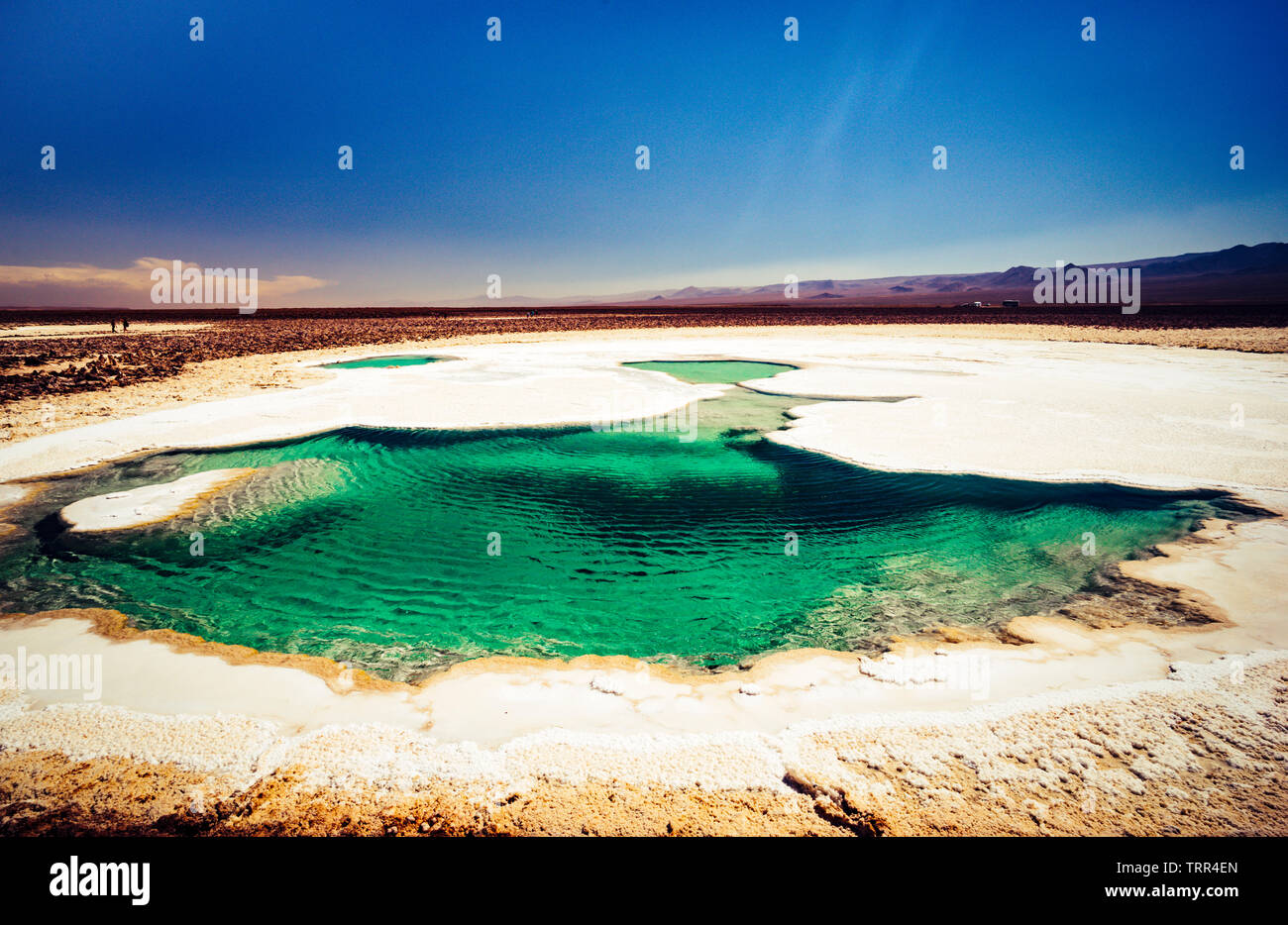 beautiful natural salt water pools of Lagunas Escondidas de Baltinache ...