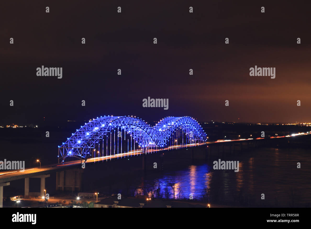 Memphis freeway bridge hi-res stock photography and images - Alamy