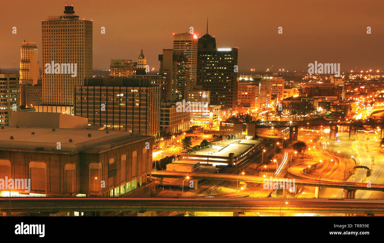 Memphis Tn At Night