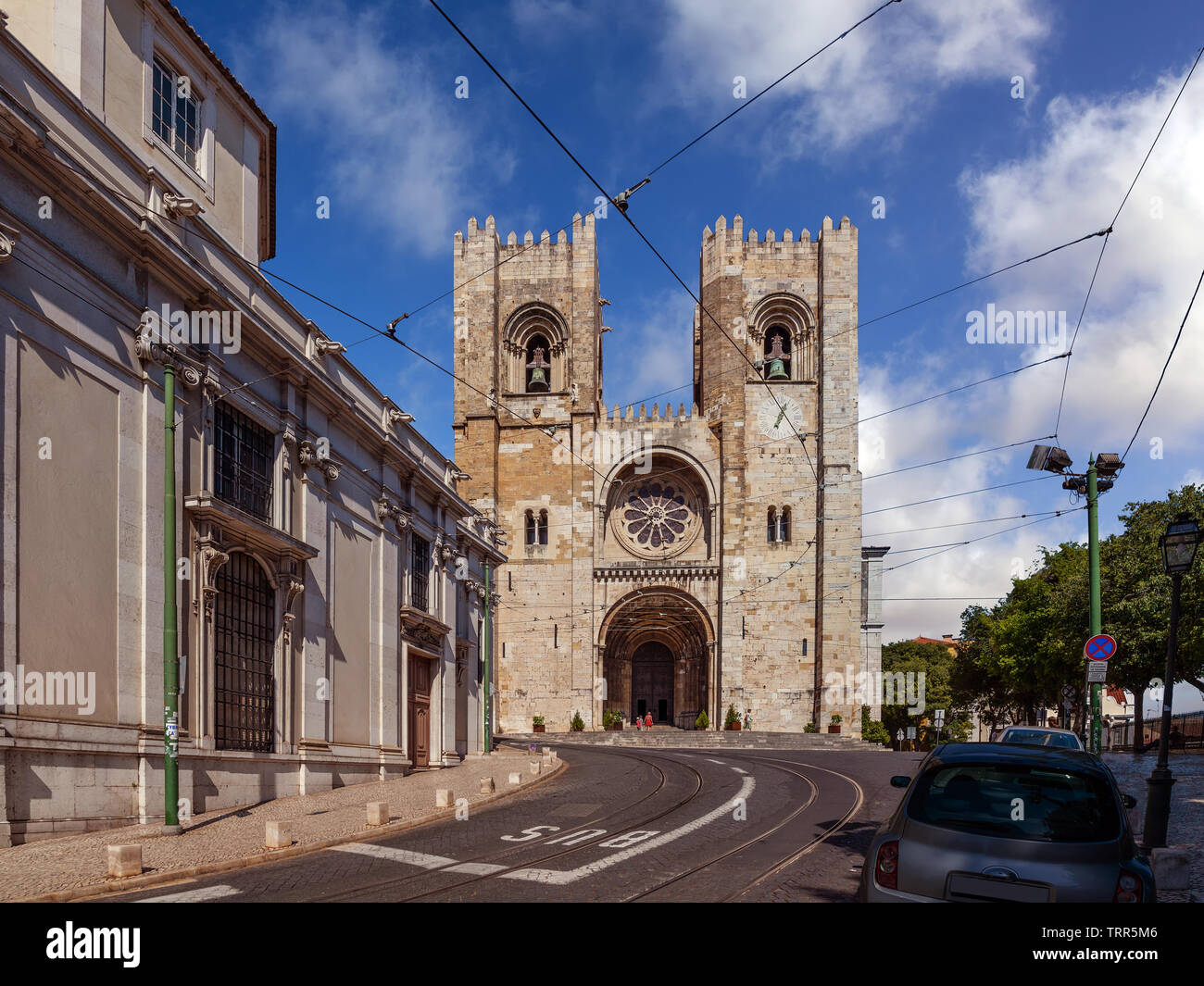 Lisbon Cathedral or Se de Lisboa aka Santa Maria Maior Church, Portugal ...