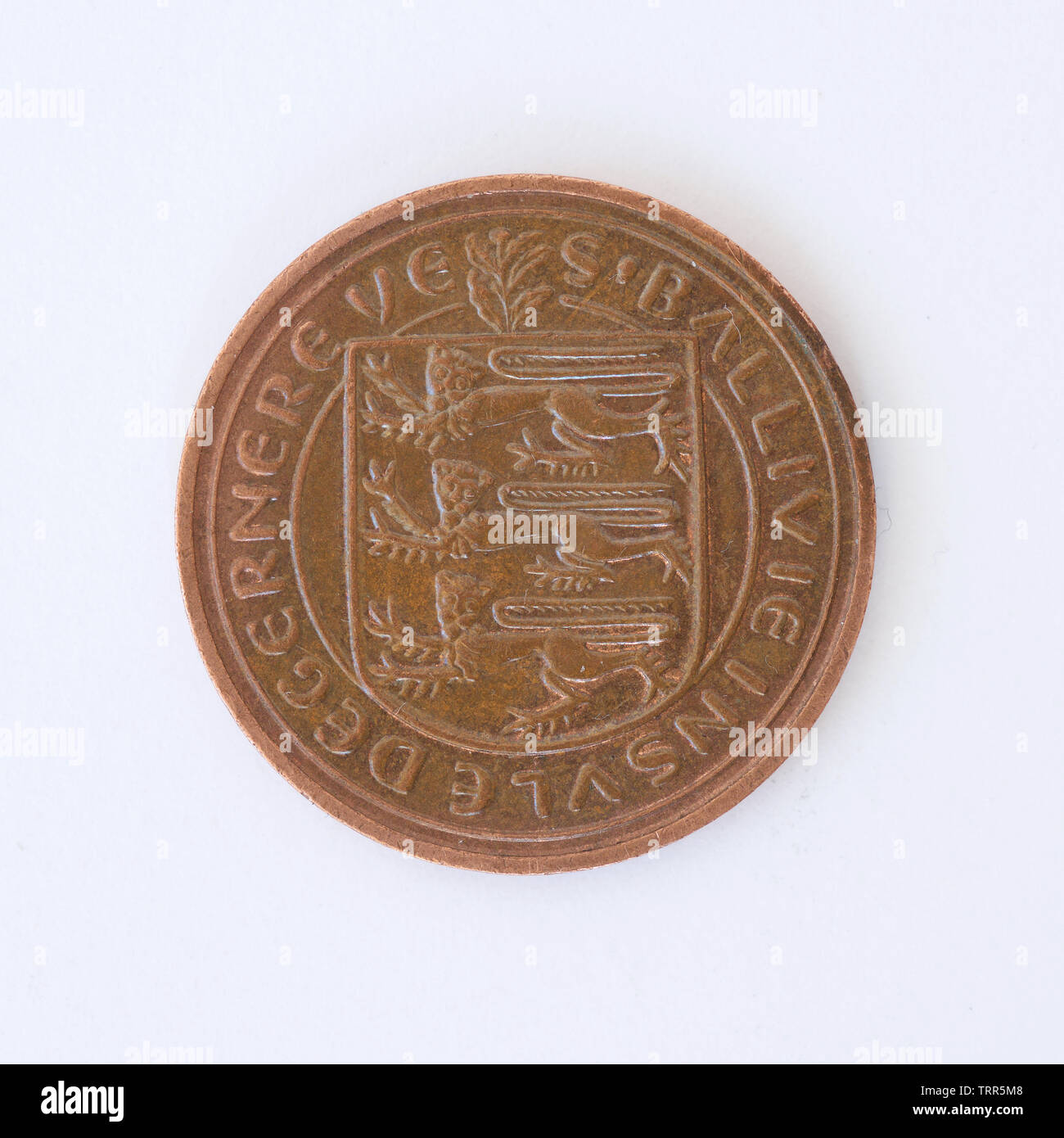 Guernsey 2 New Pence - Elizabeth II Coin - 1971 Stock Photo - Alamy