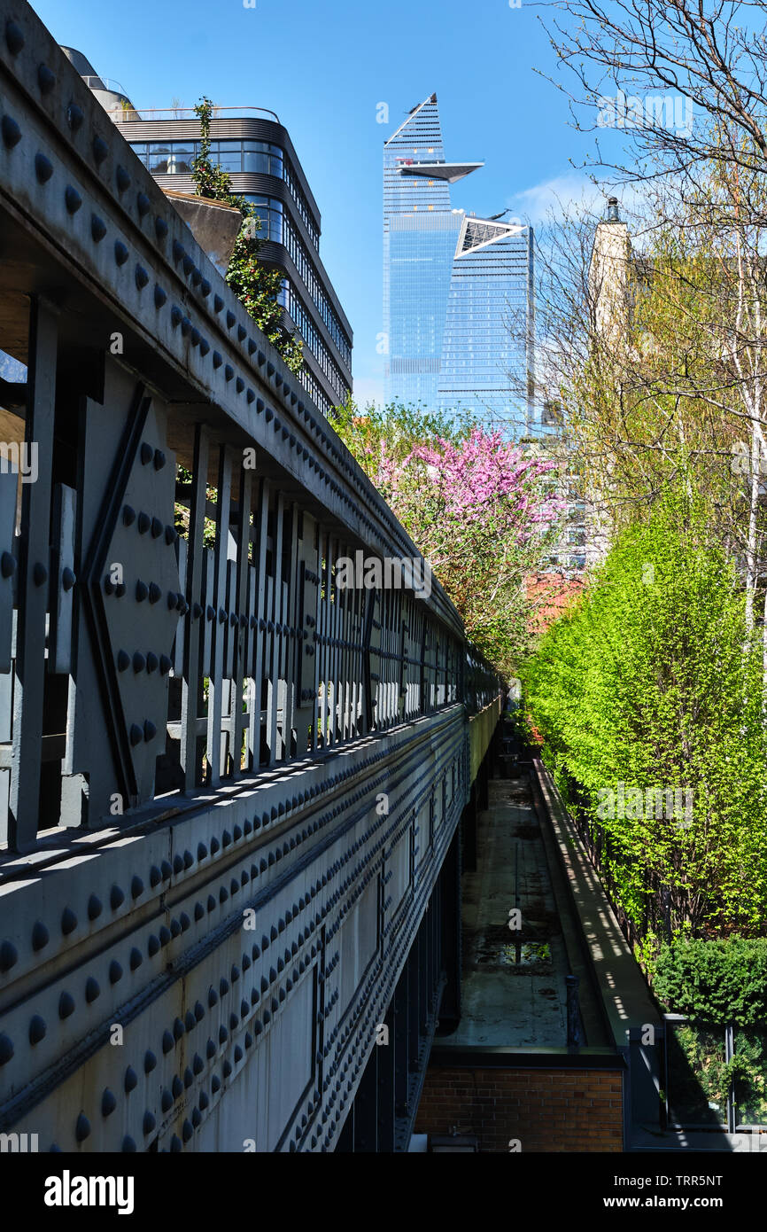 Pictured is The High Line a 1.45-mile-long elevated linear park ...