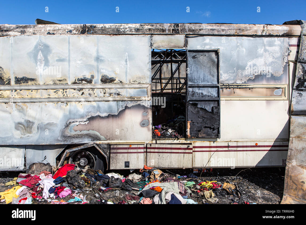 A Burned out coach Stock Photo - Alamy