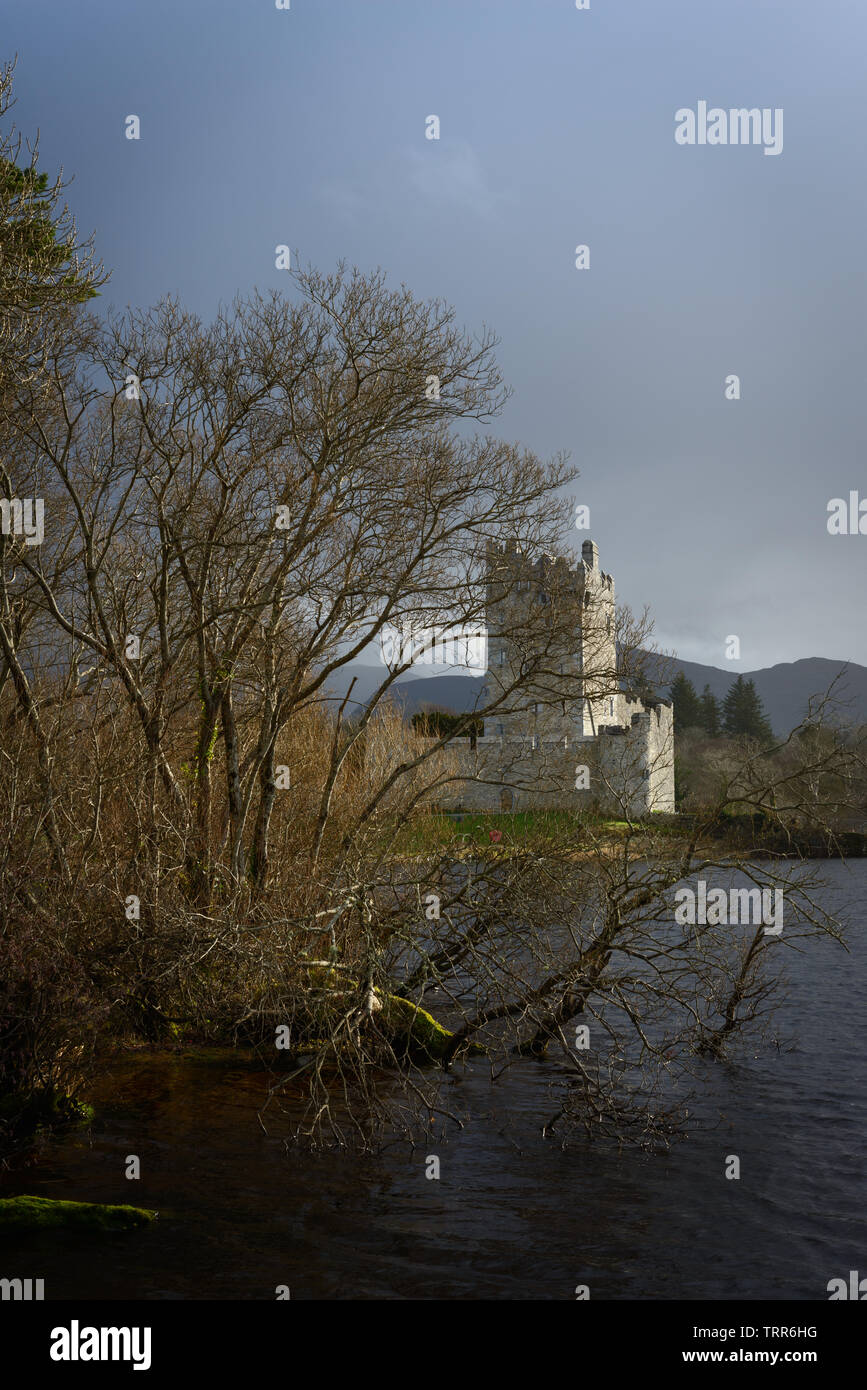 Ireland castle the Ross Castle in Killarney National Park, County Kerry ...