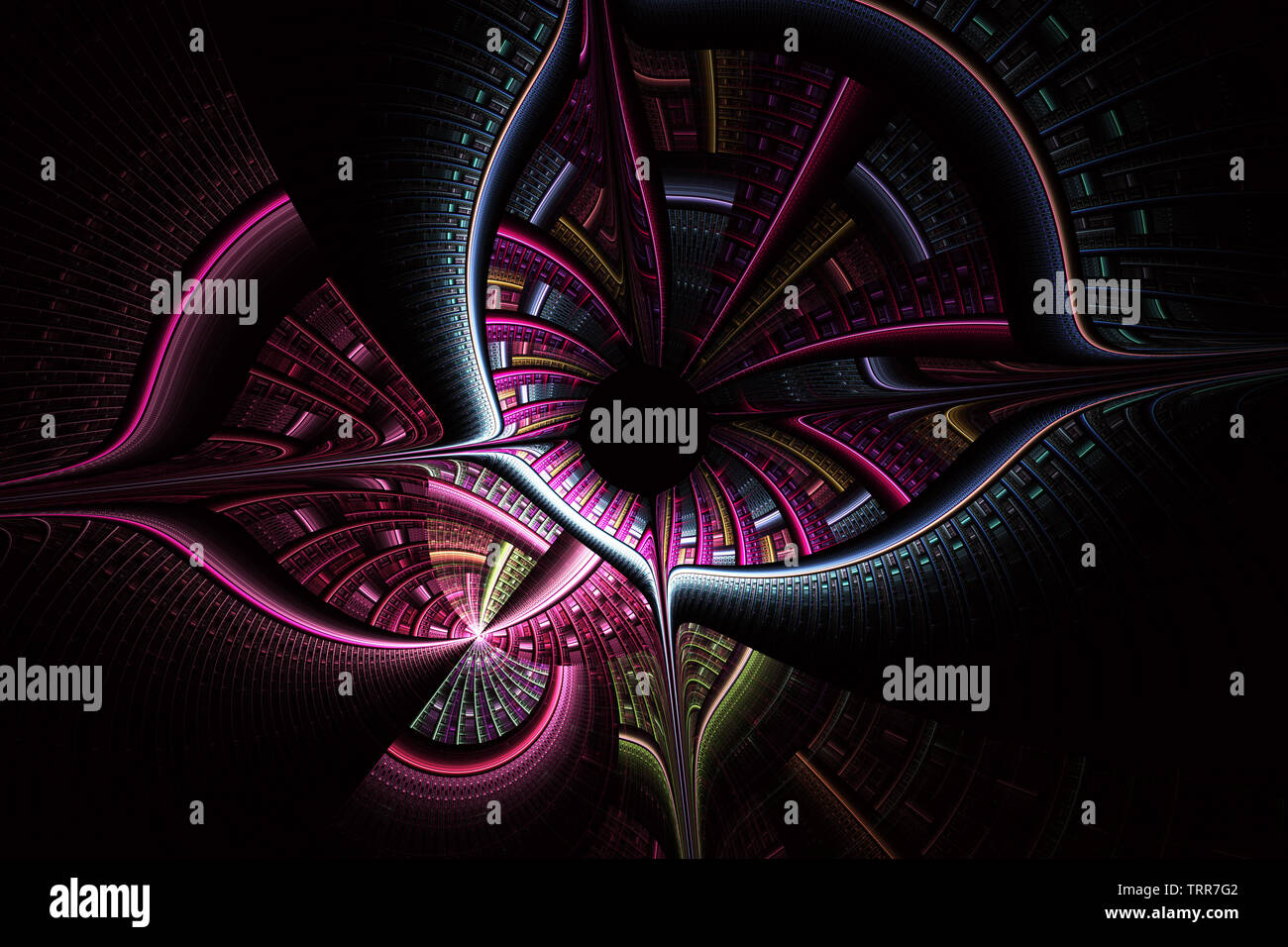 Abstract fractal background for creative design. Futuristic background ...