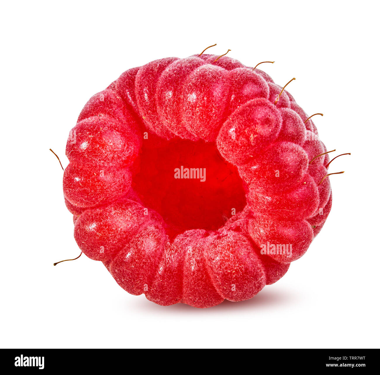 Raspberry isolated on white background Stock Photo - Alamy