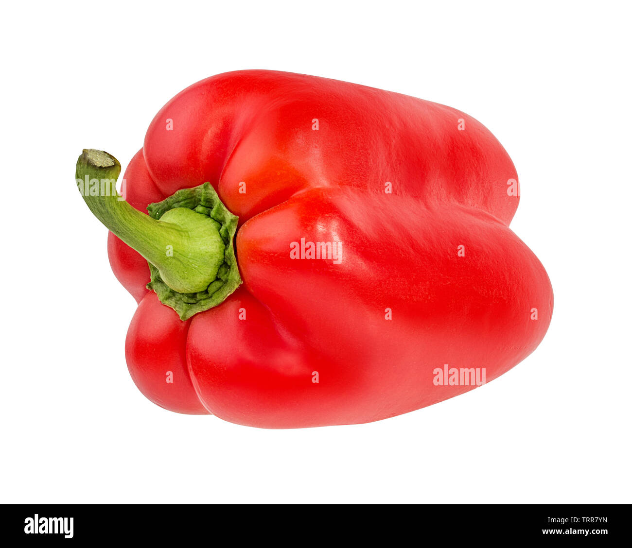 Red peppers isolated. With clipping path Stock Photo - Alamy