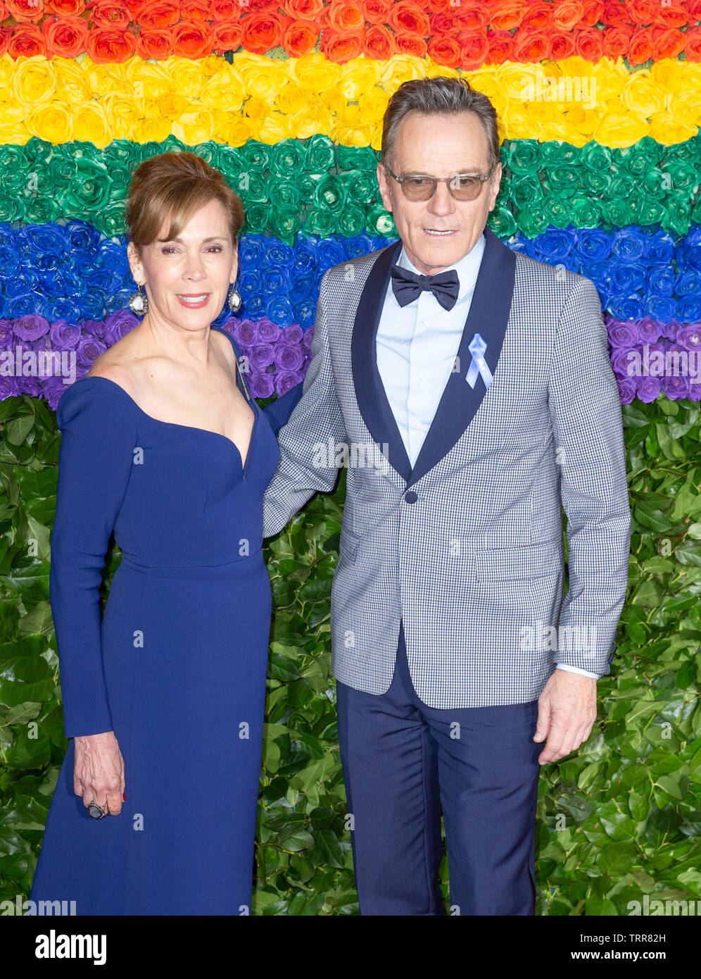 New York, NY - June 9, 2019: Robin Dearden and Bryan Cranston attend ...