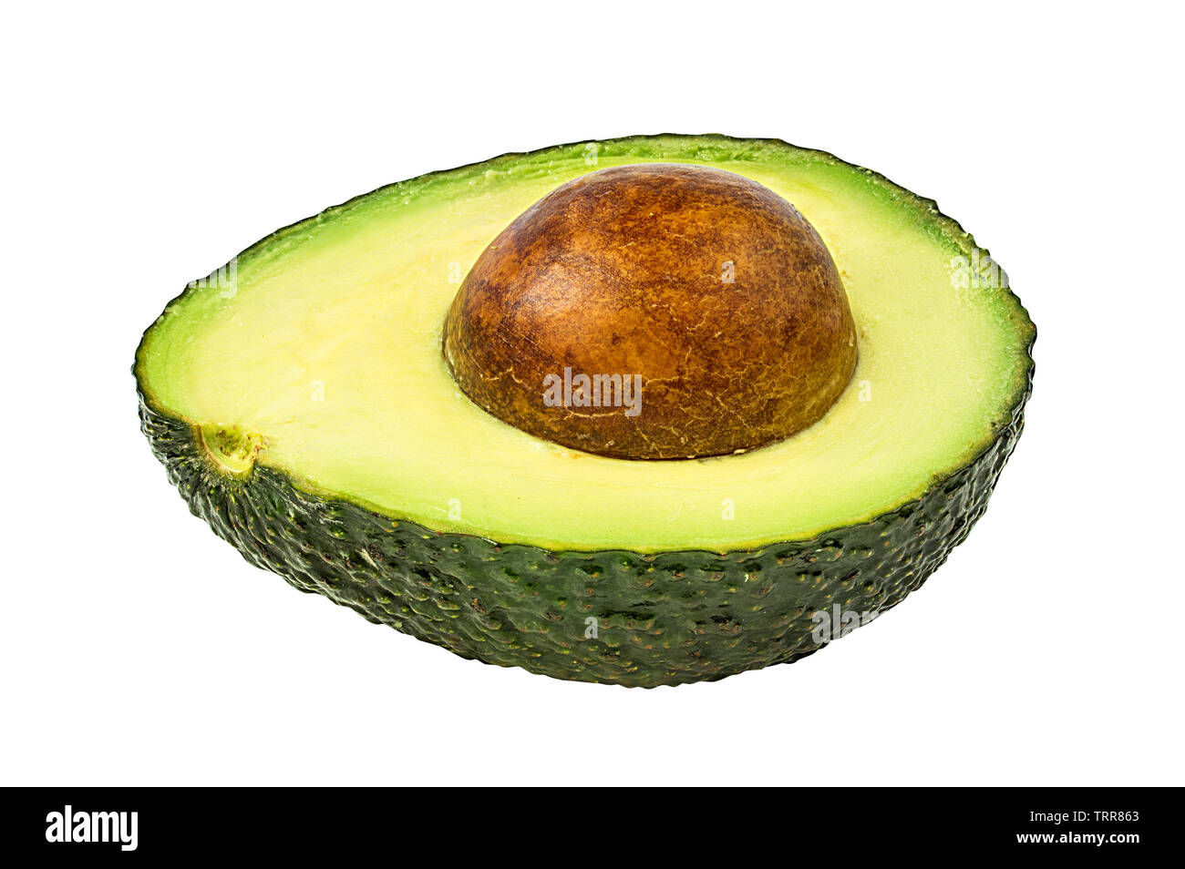 Fresh avocado fruits isolated on white background with clipping path ...