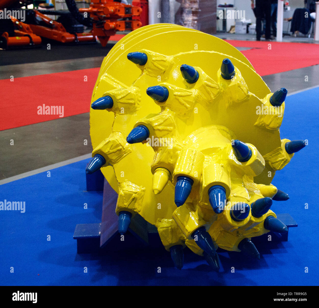 A yellow brand new drilling machine Stock Photo - Alamy