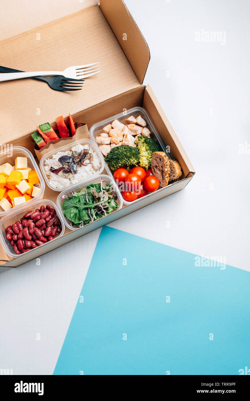 Healthy snack minimalist lunch hi-res stock photography and images - Alamy