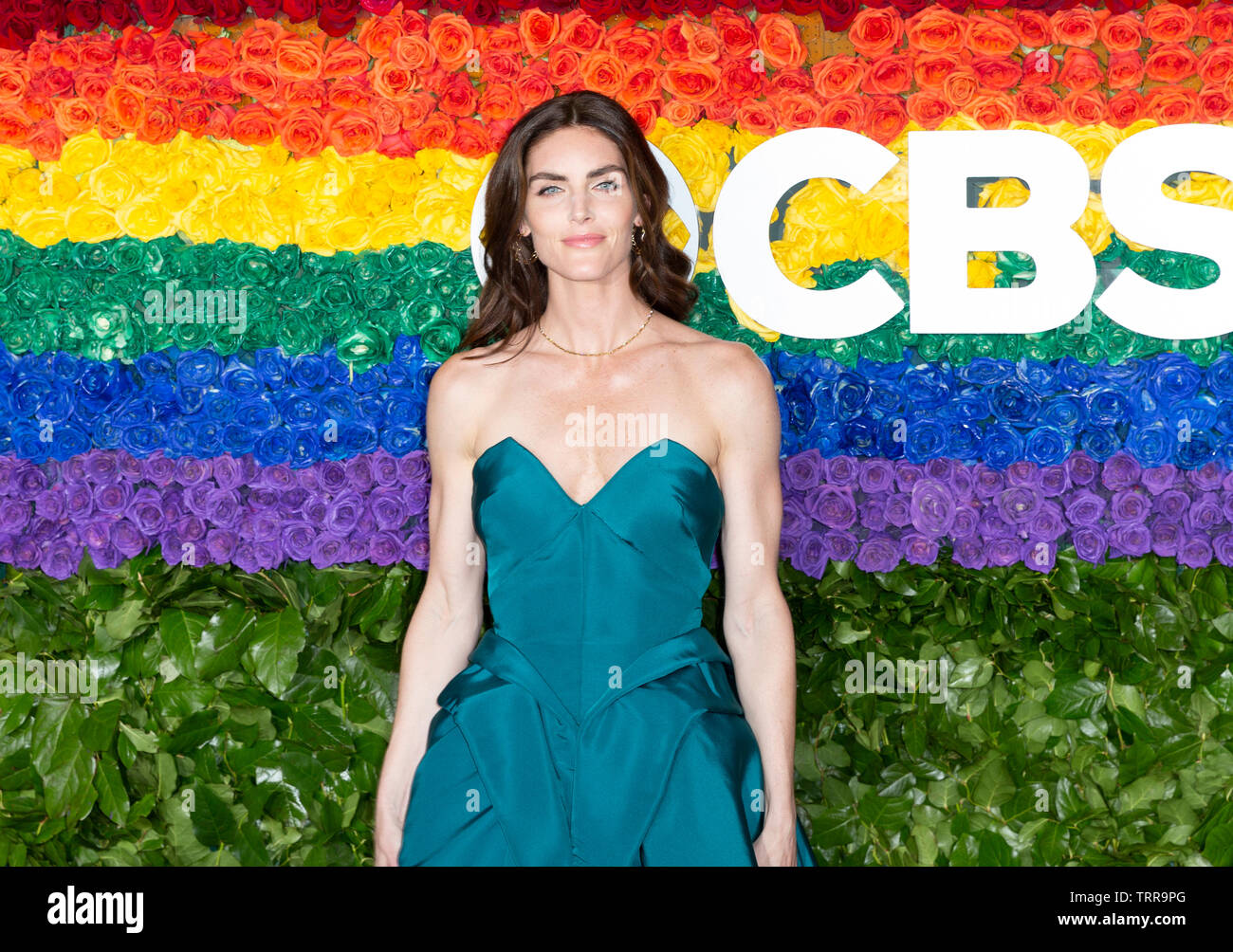 New York, NY - June 9, 2019: Hilary Rhoda attends the 73rd annual Tony ...