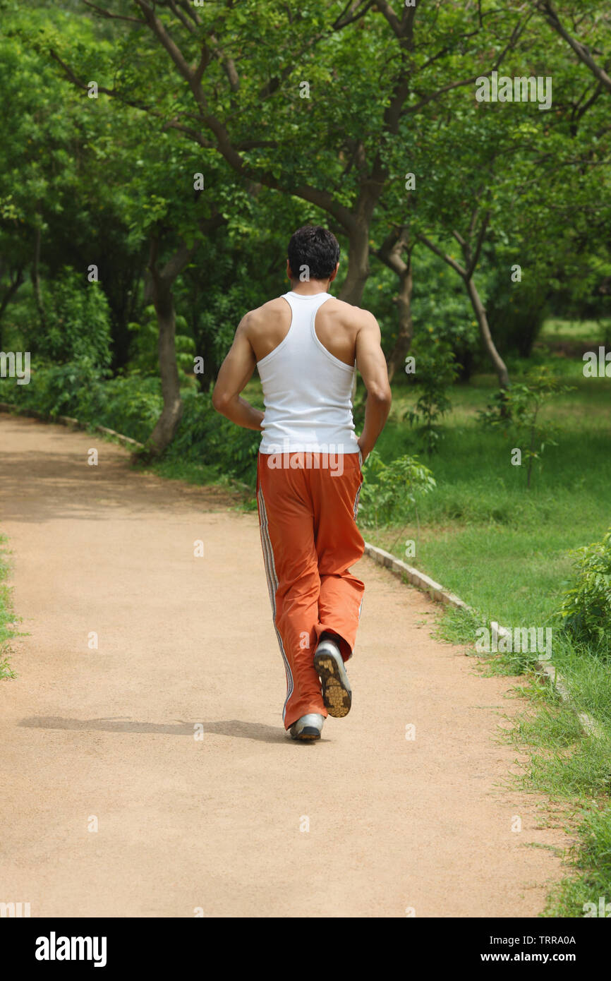 Jogging on a pathway hi-res stock photography and images - Alamy