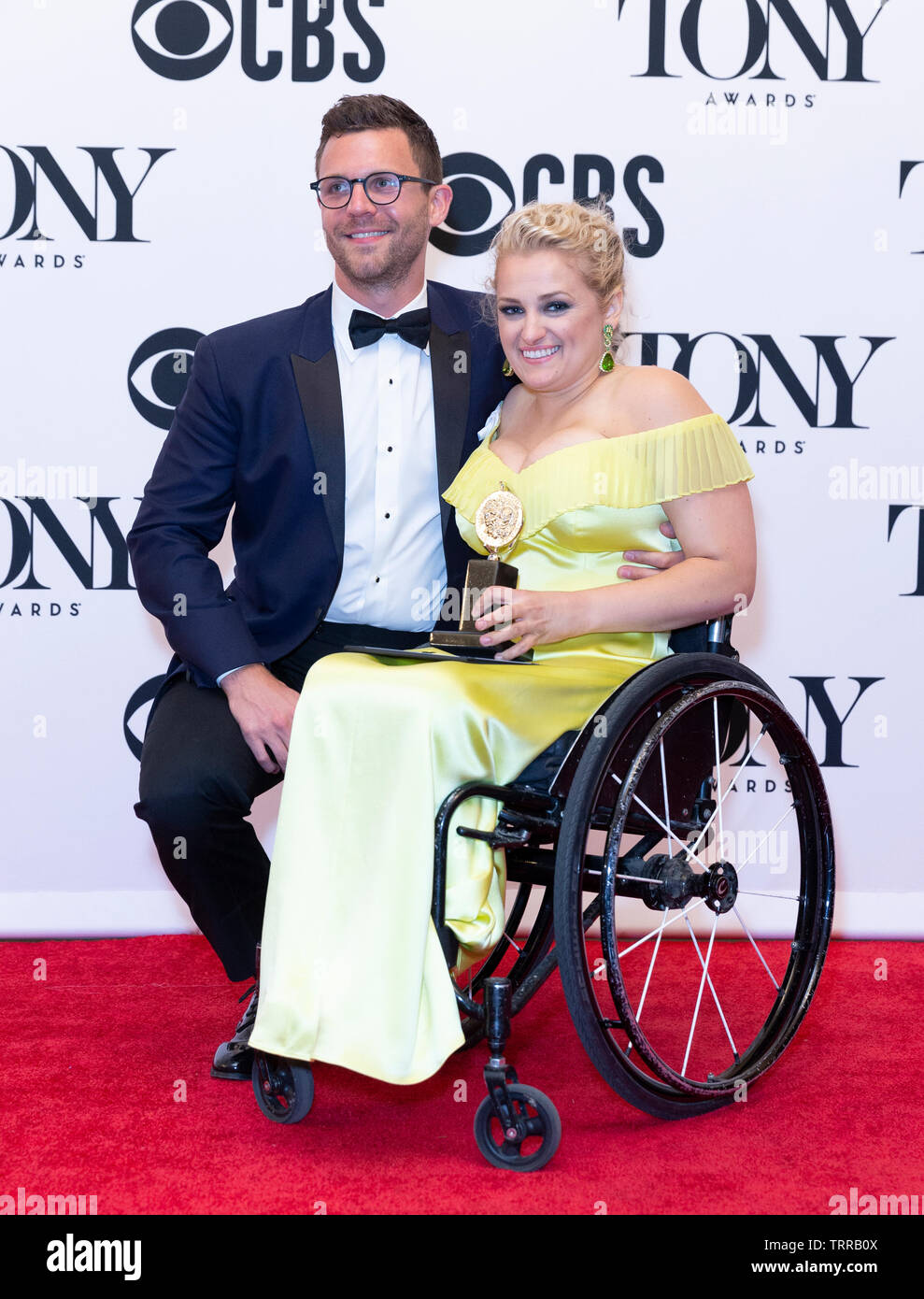 New York, NY - June 9, 2019: David Perlow and Ali Strokerwith Tony ...