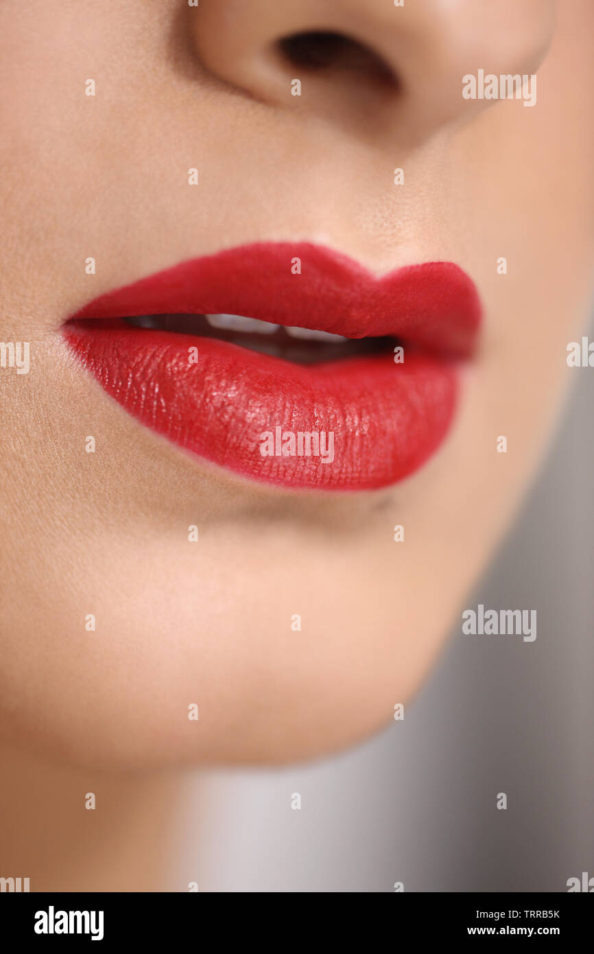 Lips close up only hi-res stock photography and images - Alamy