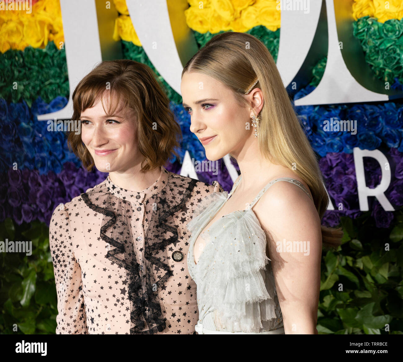 New York, NY - June 9, 2019: Rachel Sussman and Rachel Brosnahan attend ...