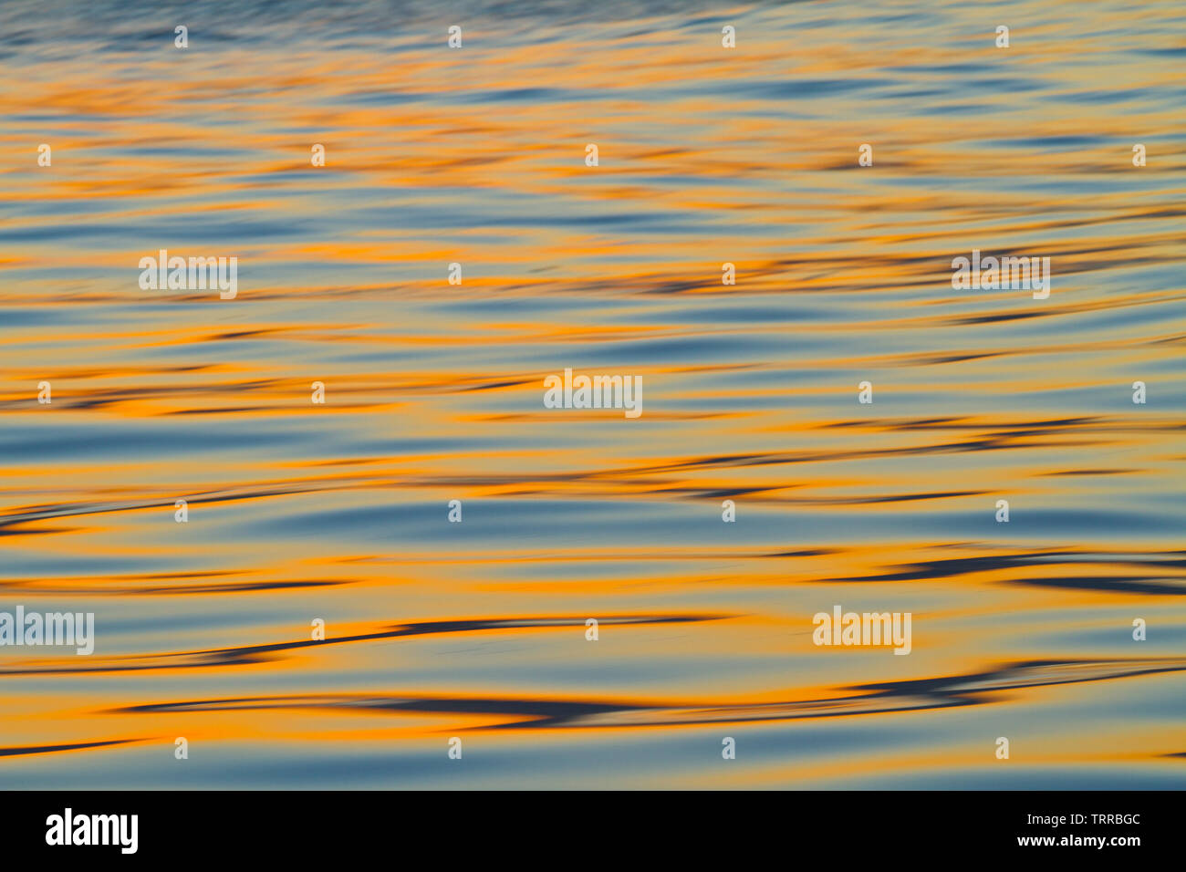 Lights at the break of down, False Bay, South Africa, Africa Stock ...