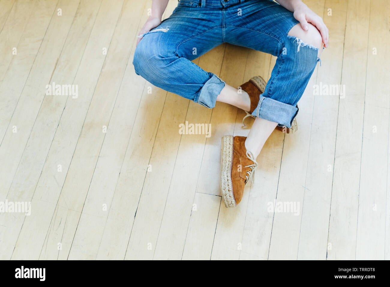 Legs Crossed At Ankles High Resolution Stock Photography and Images - Alamy