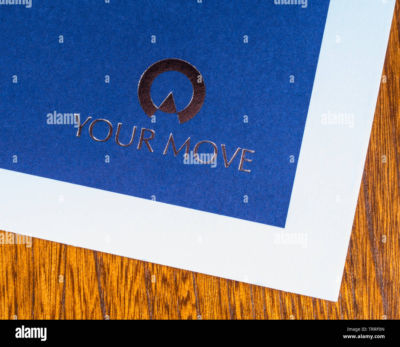 London, UK - June 11th 2019: A close-up of the Your Move Estate Agents ...