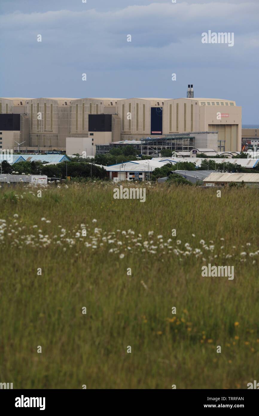 Barrow In Furness, Cumbria,UK. 11th June 2019. UK Weather. Rain and ...