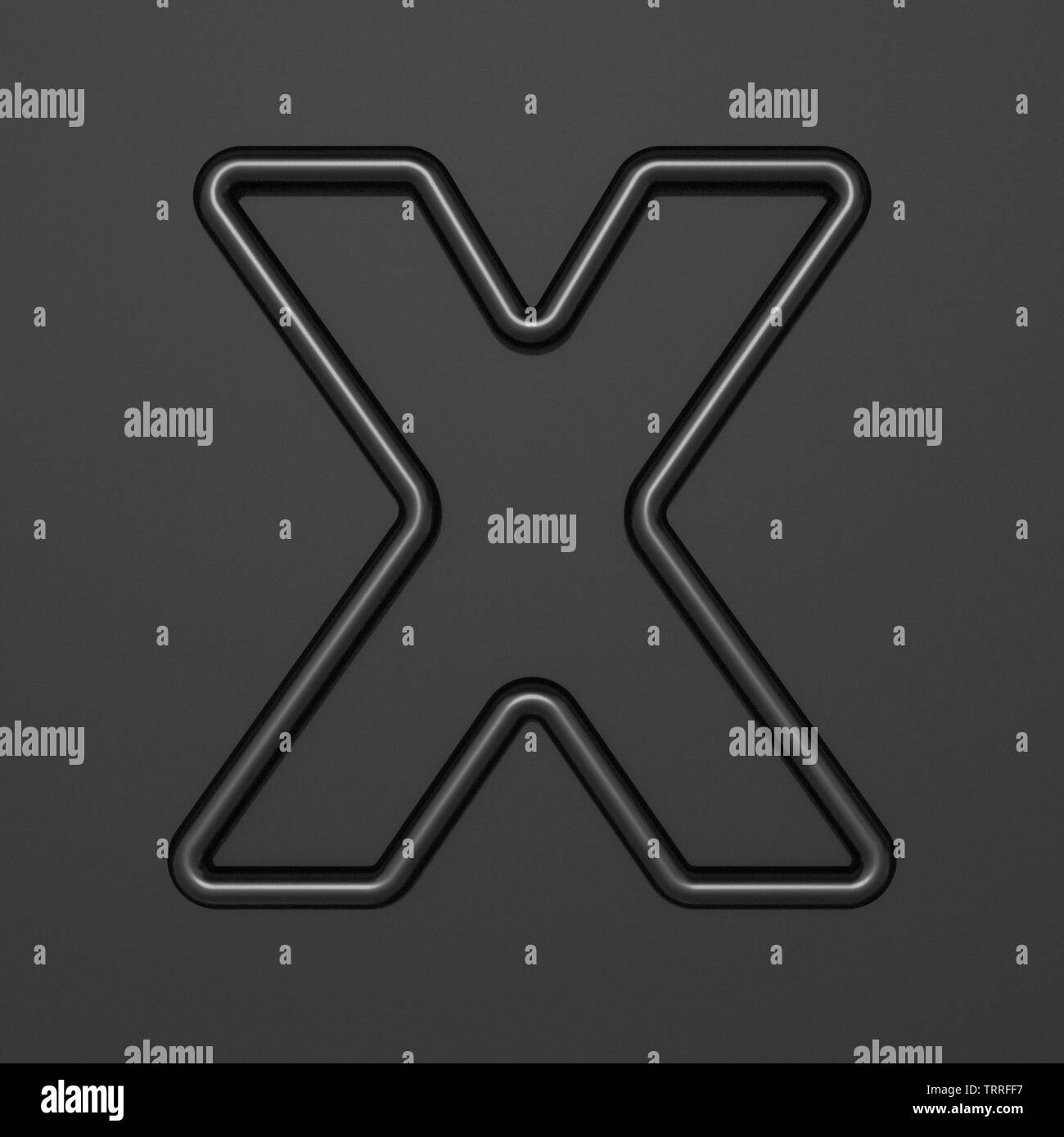 Letter X Outline