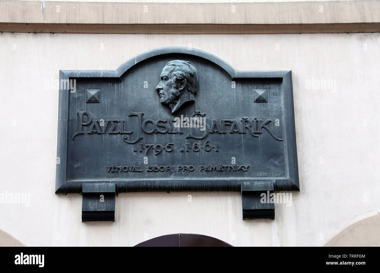 Prague plaque pavel hi-res stock photography and images - Alamy