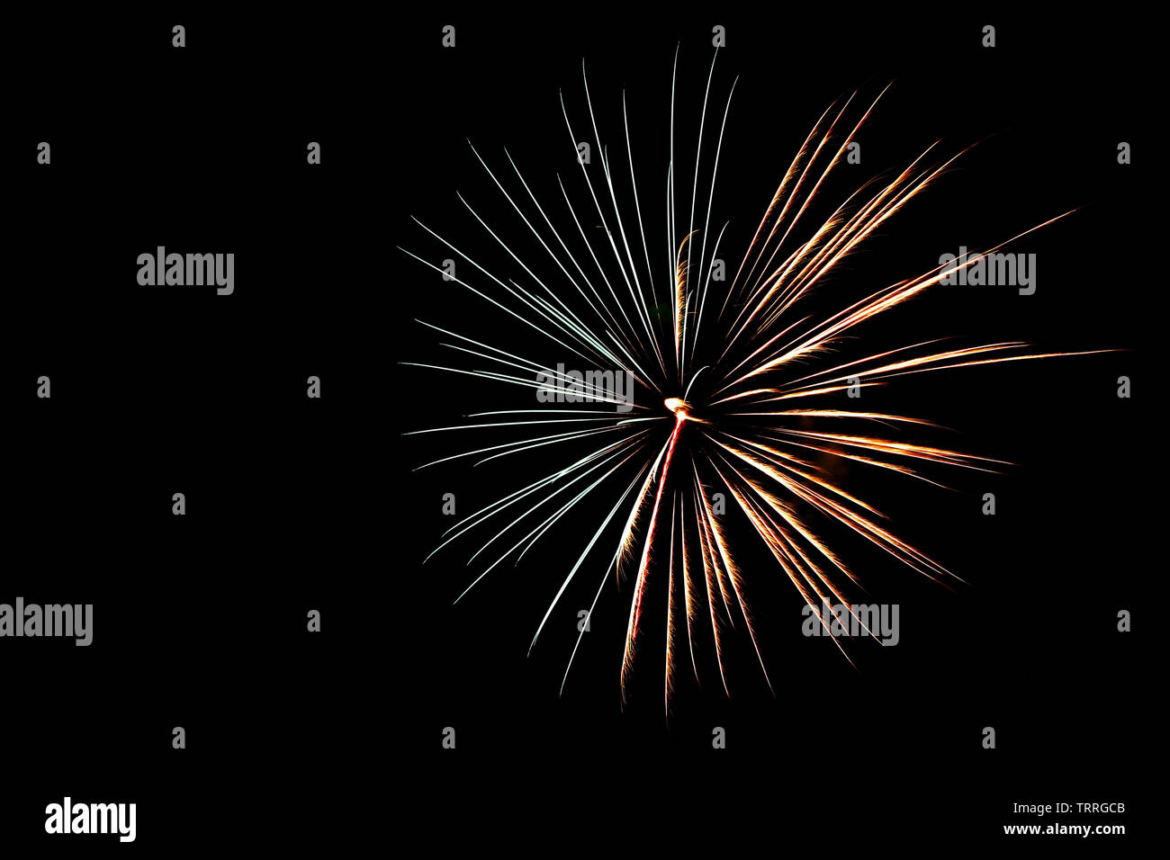 Red white blue fireworks hi-res stock photography and images - Alamy