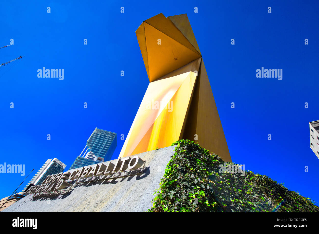 Mexico City, Mexico-10 December, 2018: Landmark El Caballito Monument ...