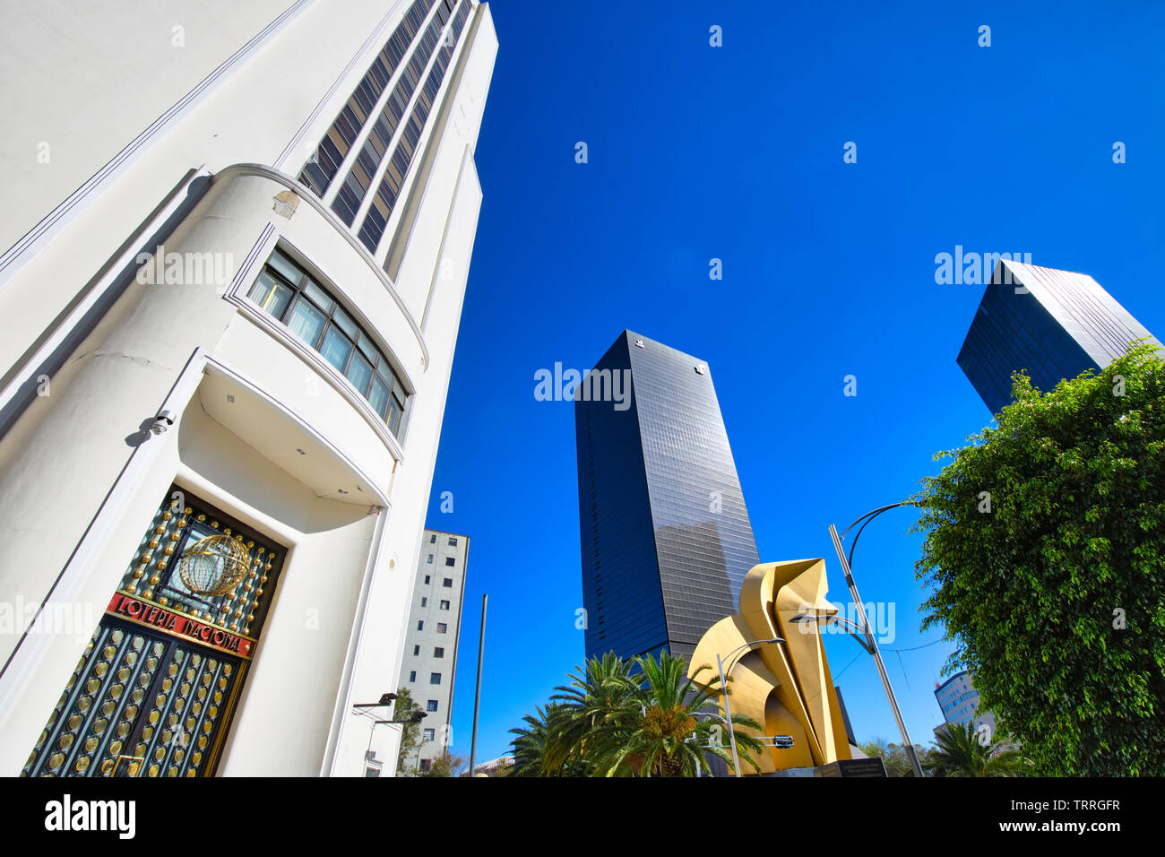 Mexico City, Mexico-10 December, 2018: Landmark El Caballito Monument ...