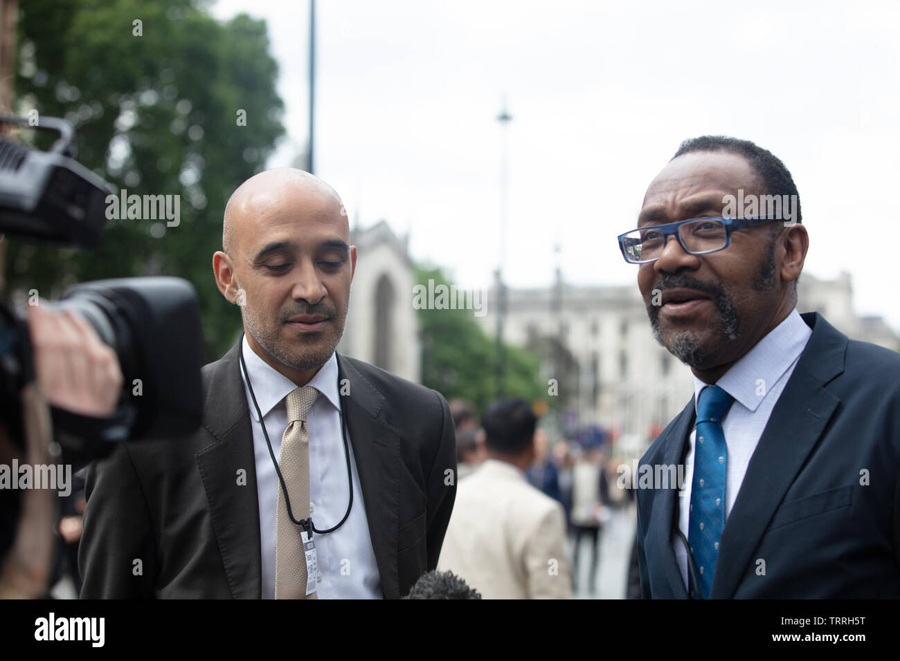 London, UK. 11th June 2019. Marcus Ryder, journalist and Chief Editor ...