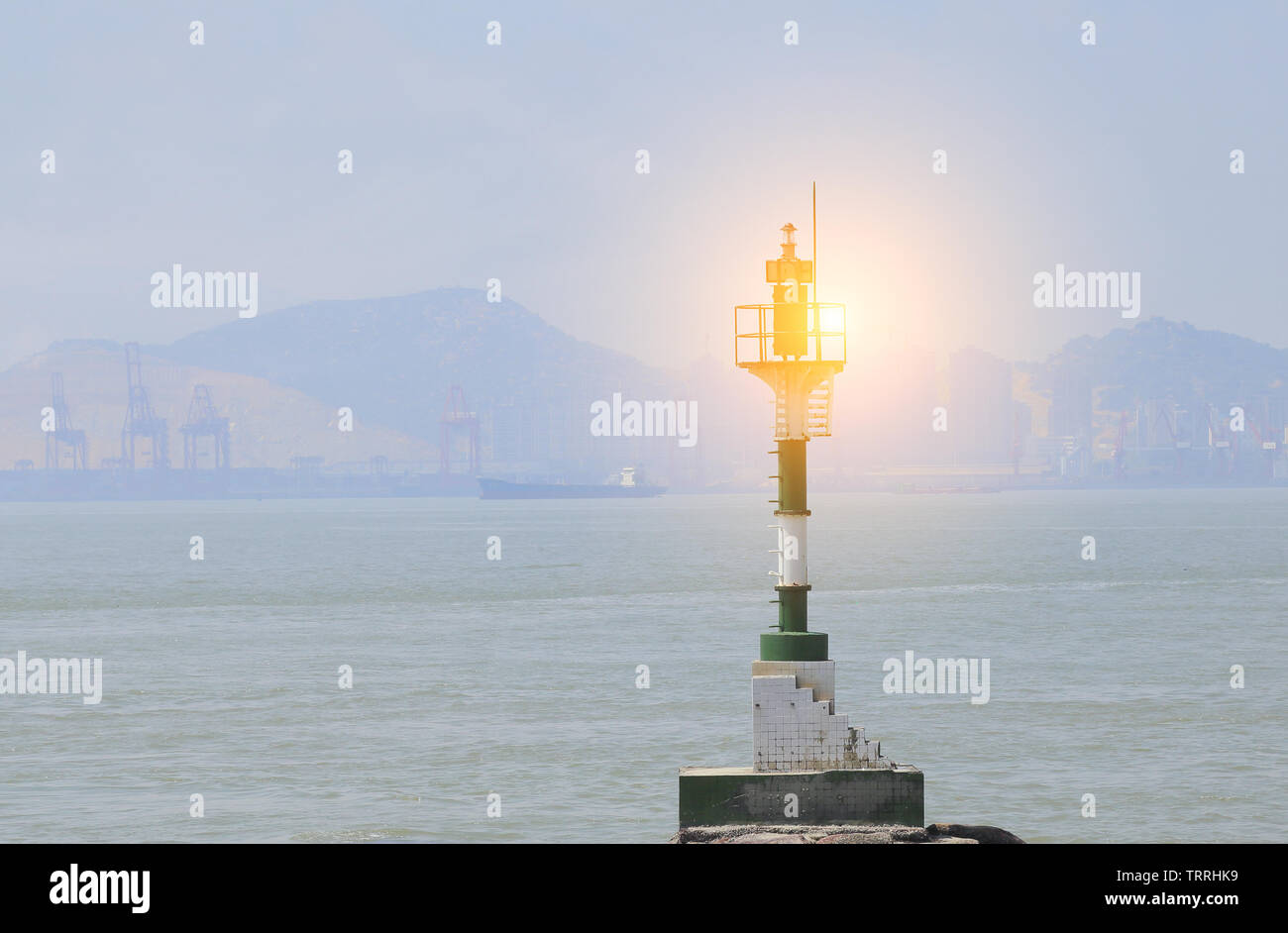 Power tower warning signs hi-res stock photography and images - Alamy