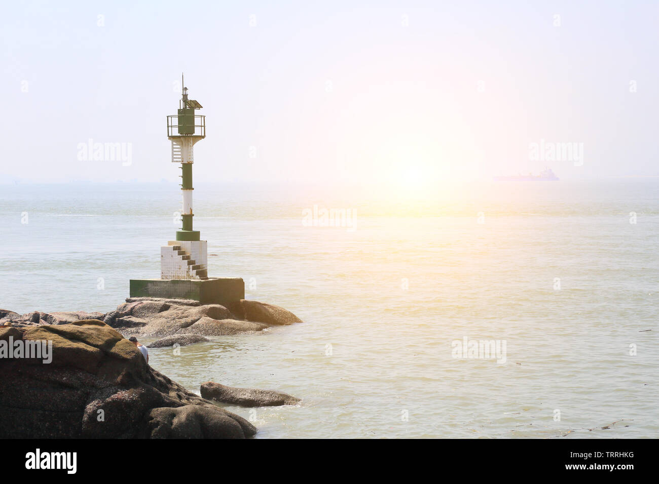 Power tower warning signs hi-res stock photography and images - Alamy