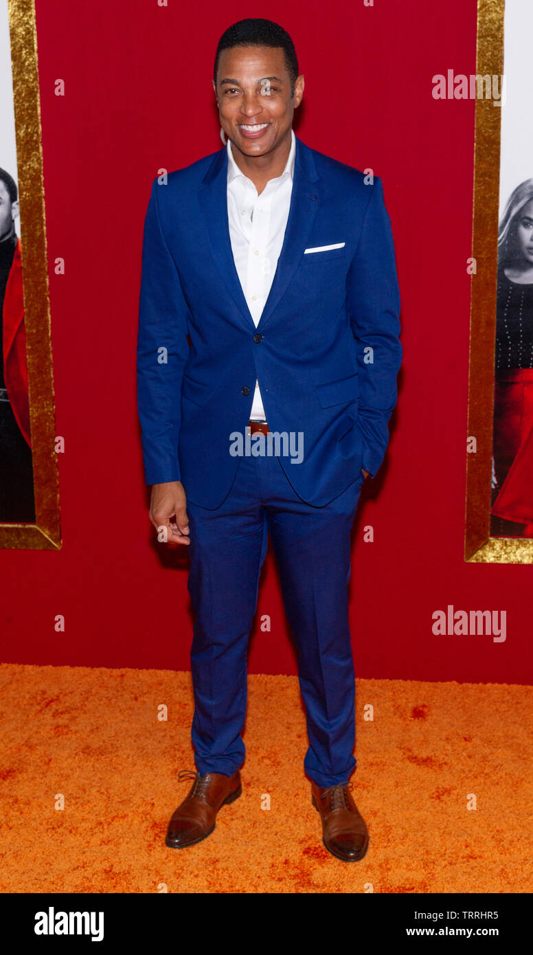 New York, NY - June 10, 2019: Don Lemon attends the Shaft Premiere at ...