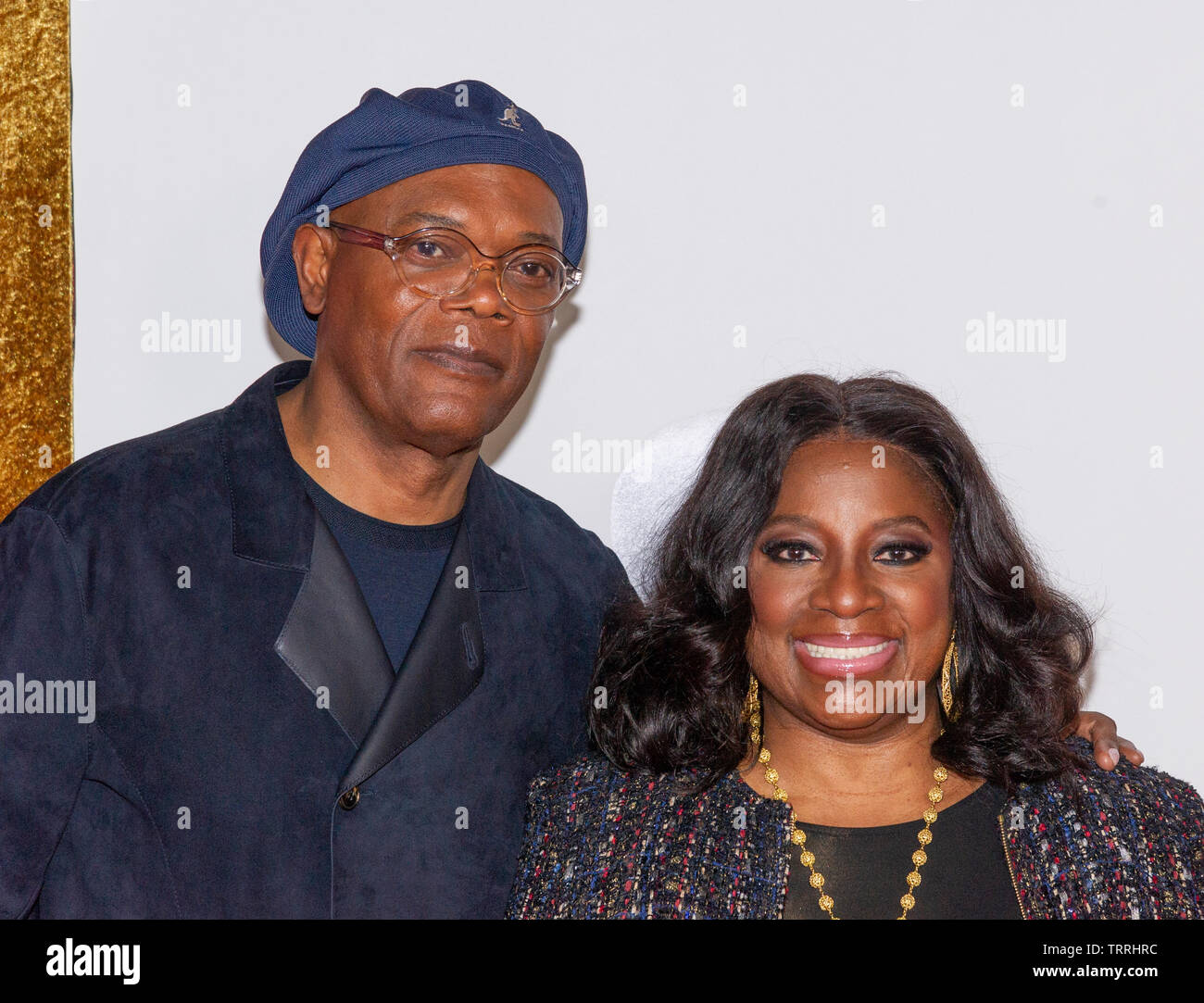 New York, NY - June 10, 2019: Samuel L. Jackson and LaTanya Richardson ...